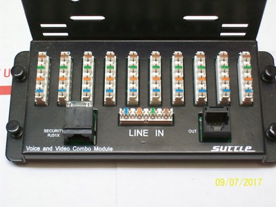 SUTTLE VOICE & VIDEO COMBO MODULE , RJ31X | eBay