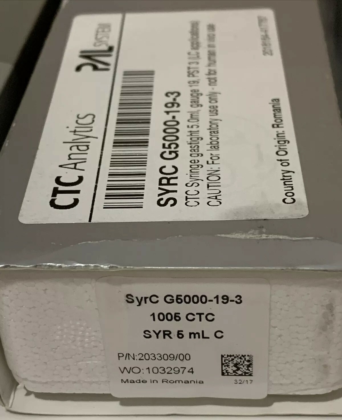 Hamilton Chromatography Microliter Syringe 50ul 705N #80500 | eBay