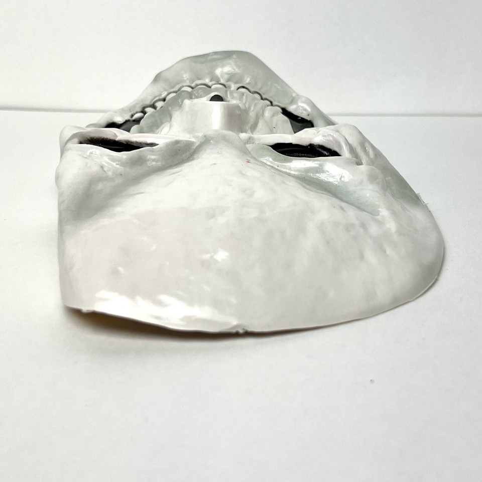 Vintage Halloween Skull Skeleton Face Mask Easter Unlimited Rubber ...