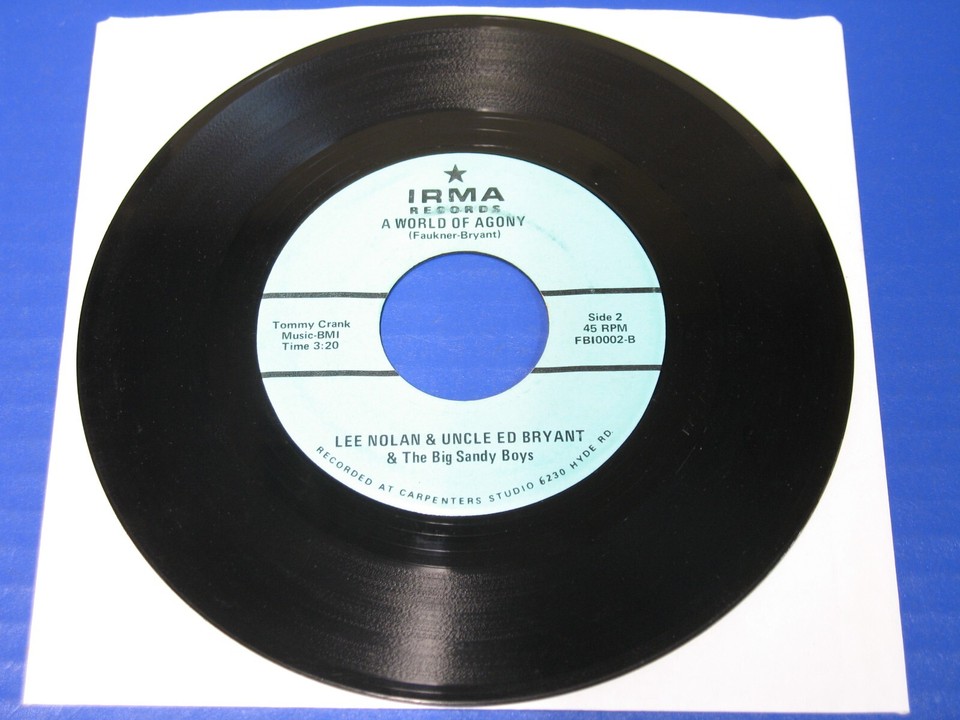 Lee Nolan & Uncle Ed Bryant - Alimony Blues /A World Of Agony -Folk 45 ...