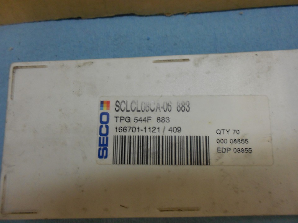 10 NEW SECO CARBIDE INSERTS SCLCL08CA-06 TPG 544F 883 *171* | eBay