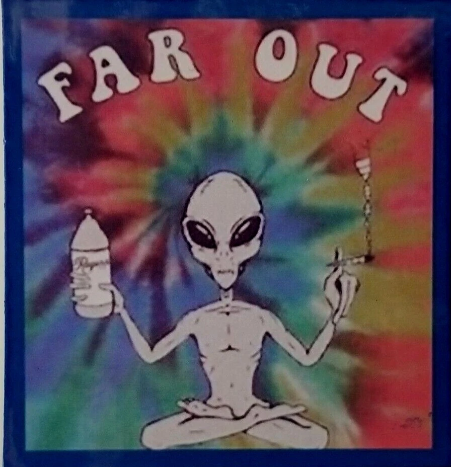 Astronaut Trippy Weed Wallpaper