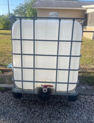 (1X) - 275 Gallon | FOOD GRADE IBC | Liquid Storage Tote Tank Potable ...