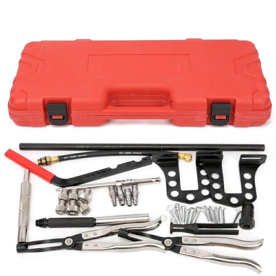 Cylinder Head Valve Spring Compressor Stem Seal Installer Remover Tool ...