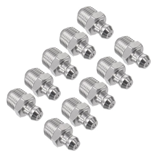 10pcs 304 Stainless Steel Straight Grease Fitting Caps for Car 1/8-28 ...