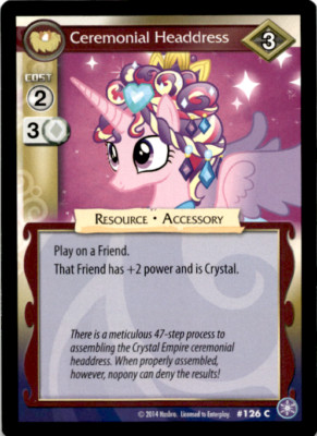 My Little Pony CCG Crystal Games MLP Enterplay Hasbro Ceremonial ...