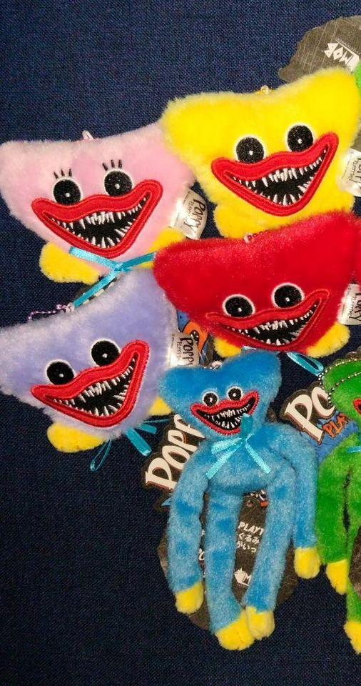 Poppy Playtime Huggy Wuggy Plush Face Mascot Set of 11 prize item From ...