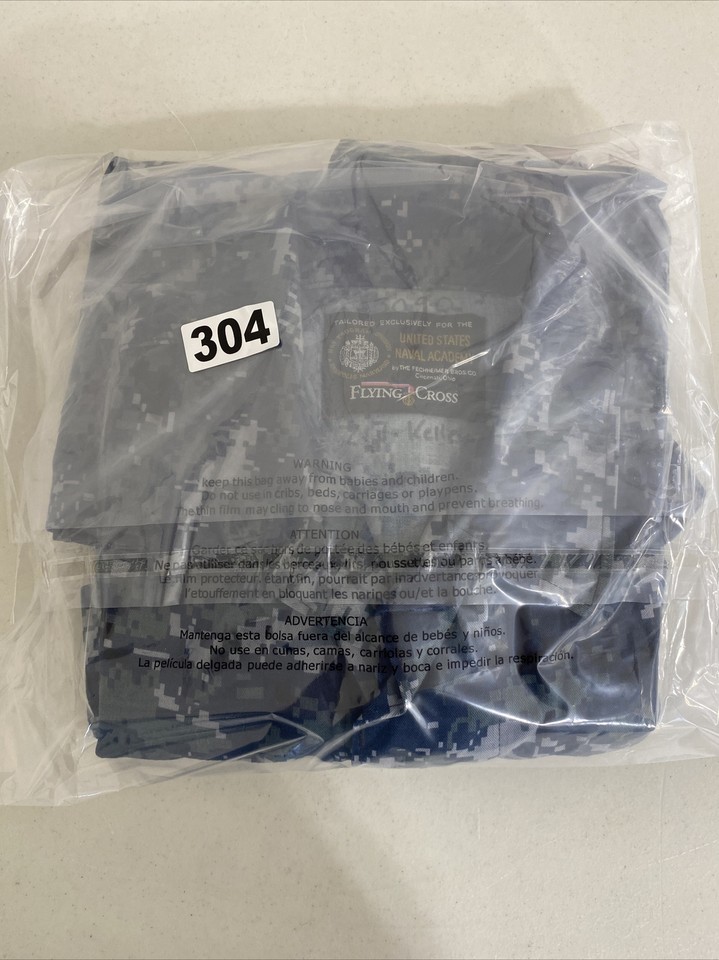 US Navy Digital Camo Jacket Mens Small Short Blue Long Sleeve Flying ...