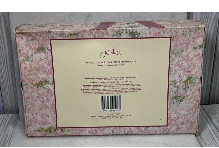 Revlon Jontue Cologne Spray 1oz, Perfumed Body Powder 2.5oz & Body ...