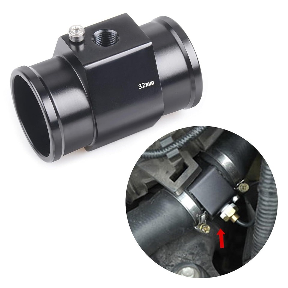 Water Temp gauge digital 52mm with 32mm Joint Pipe Sensor Adapter 1 ...
