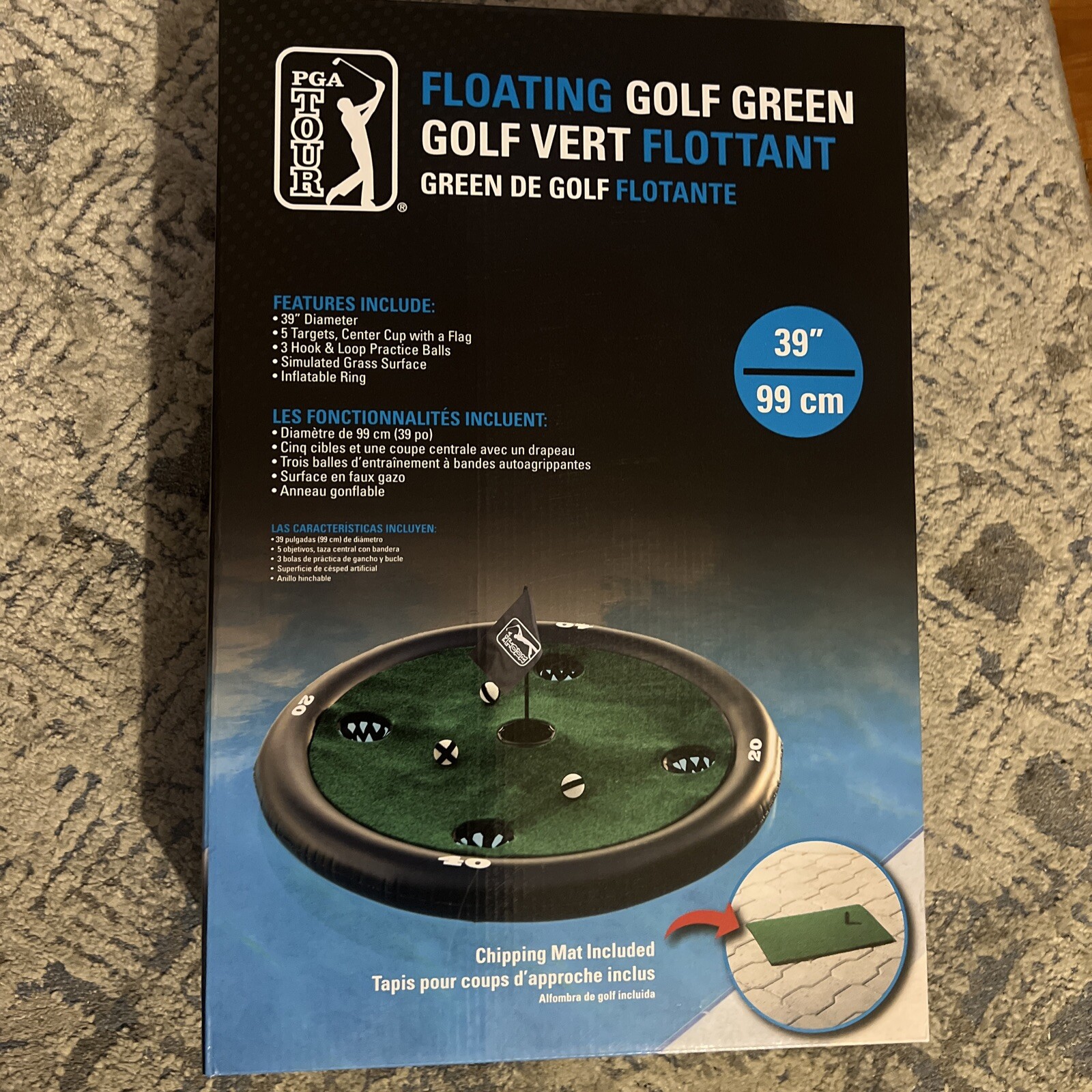 PGA Tour Floating Golf Green Pool Backyard Swimming Floating Golf Game ...