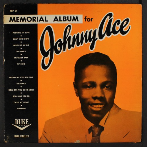 JOHNNY ACE: memorial album DUKE 12" LP 33 RPM | eBay