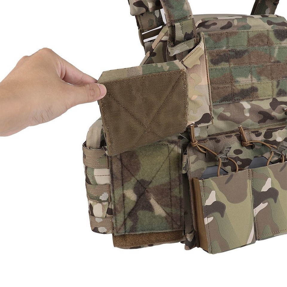 Tactical HSP THORAX Plate Carrier Front&Rear Bag MOLLE Hunting Vest Set ...