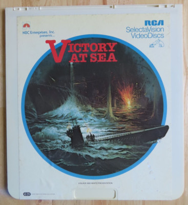 VICTORY AT SEA CED Capacitance Electronic Video Disc RCA SelectaVision ...