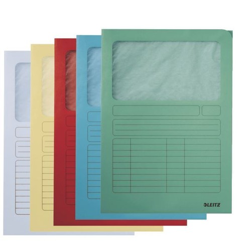 Leitz A4 Window Folder File Document Storage Stationery Organisation ...