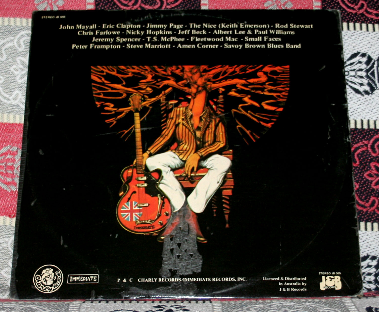 Masters Of British Rock. Orig AUS 1977 J&B/Charly Double LP +Gatefold ...