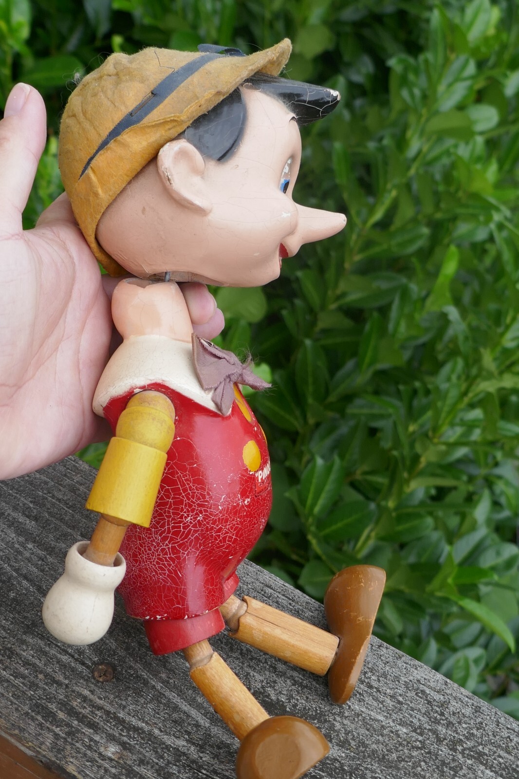 Early Vintage Jointed Wooden Pinocchio Doll by Ideal Novelty & Toy Co ...