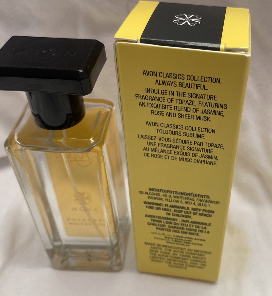 New in Box Avon Classics Limited Edition Topaze Perfume Cologne Spray 1 ...