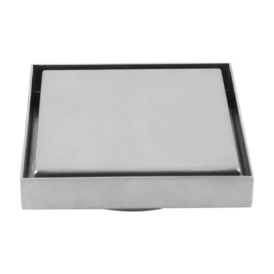 Chrome Shower Grate Floor Waste Drain Smart Insert Tile 120X120 Mm | eBay