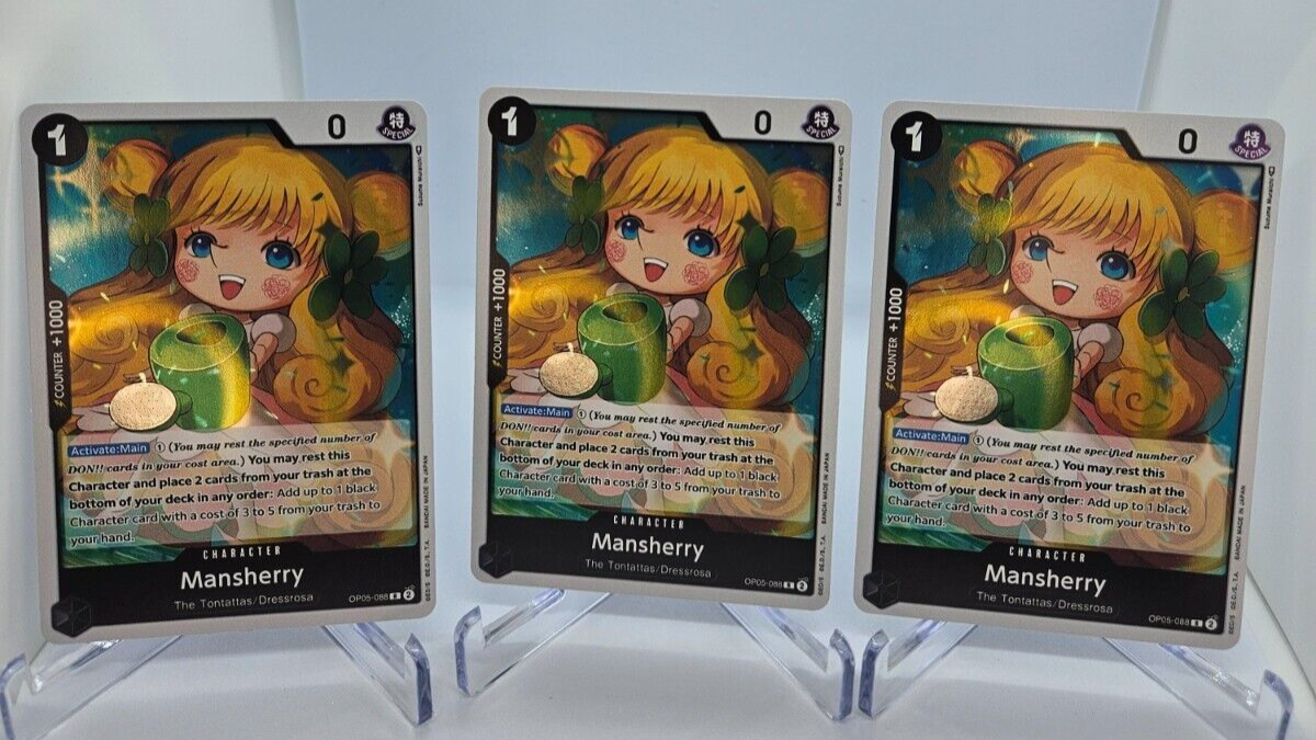 Mansherry OP05-088 R One Piece TCG Awakening of the New Era NM | eBay