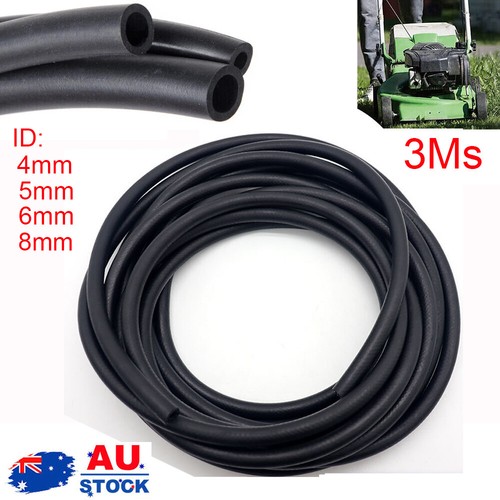 4mm 5mm 6mm 8mm Rubber Fuel Hose Petrol Diesel Oil Line Gas Tube Pipe ...