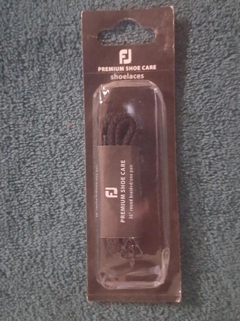 FootJoy Golf Premium Shoelaces Black 36" Round Braided 32183 for sale ...