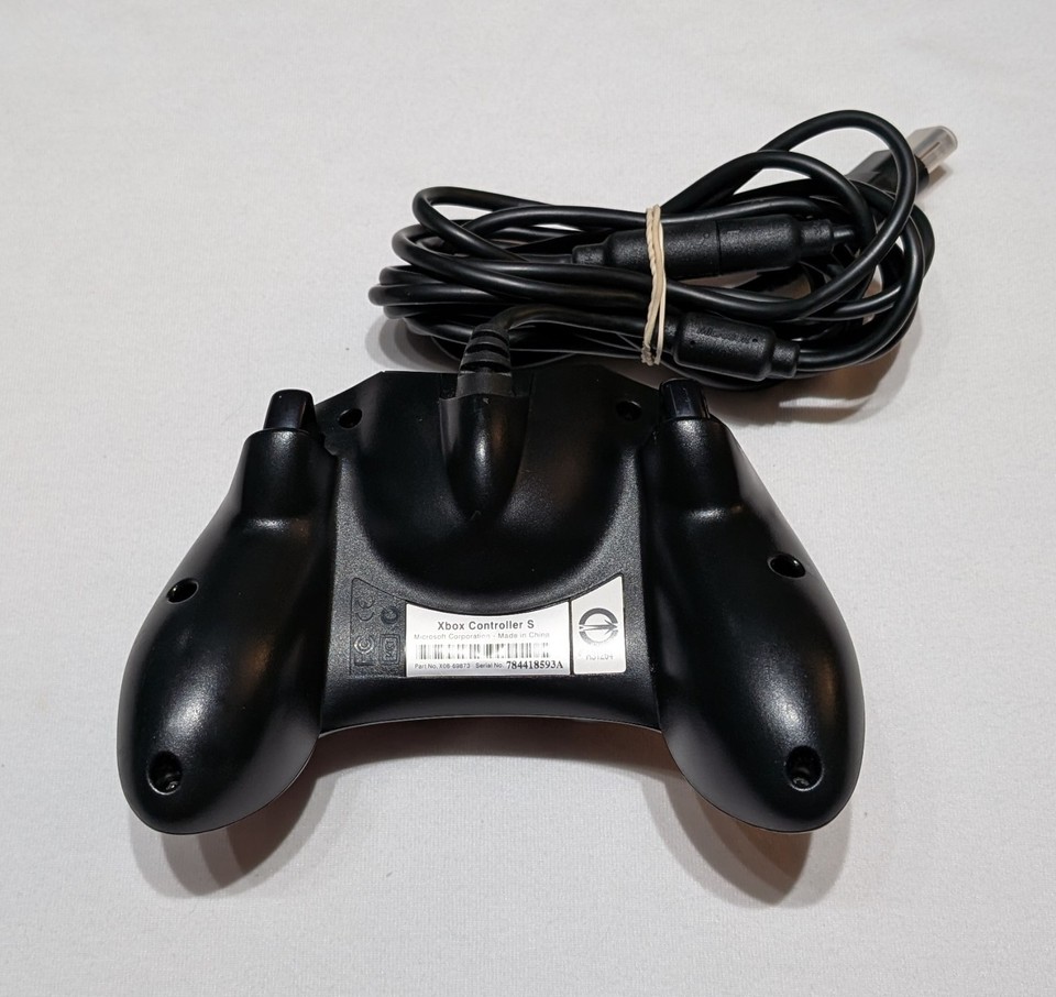 Original Xbox S-Type Controller Black Genuine OEM Wired 805529378889| eBay