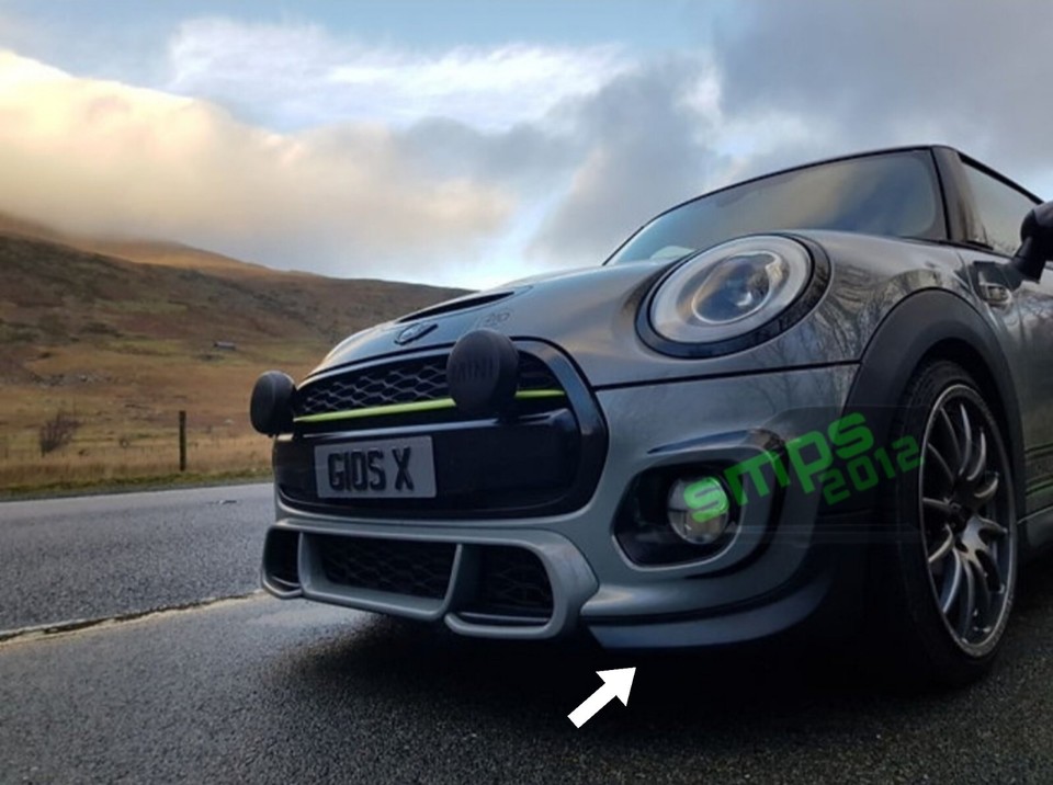 F56 Mini Cooper S, JCW FRONT Pro Corner Splitters 2014 - Onwards, F55 ...