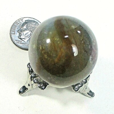 Gray Jasper round ball/sphere/marble stone/rock 30mm 36.7g 00F | eBay