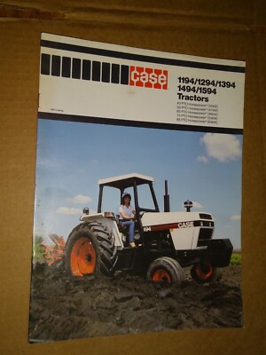vintage 1980's JI Case 1194 1294 1394 1494 1594 Tractor Sales Brochure ...