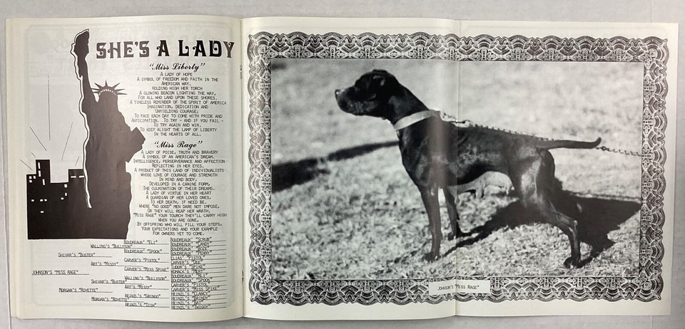 American Pit Bull Terrier Gazette February 1985 Magazine ADBA George ...
