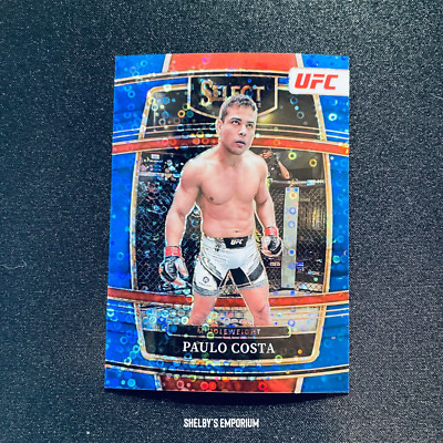 2022 Panini Select UFC – Paulo Costa 15/49 Concourse Blue Disco Prizm ...