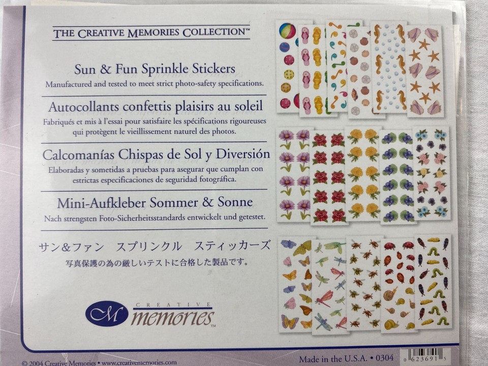 Creative Memories Sticker Pack Block Sheets VINTAGE Style YOU PICK | eBay