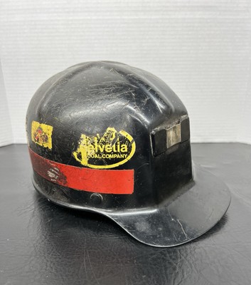 Vtg MSA Comfo Cap Helvetia Pennsylvania Coal Co Miners Hard Hat Lantern ...