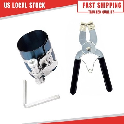 Piston Ring Compressor 2-1/8" to 7" Installer Plier Remover Expander ...