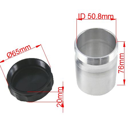 Weld On 50.8mm I.D Filler Neck + 65mm O.D. Cap Splash Bowl Fuel Tank ...