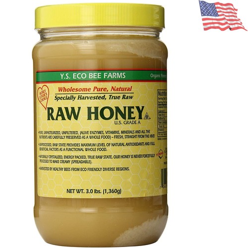 Pure Raw Honey - Unfiltered, Unpasteurized, Kosher 3lbs for Culinary Delights | eBay