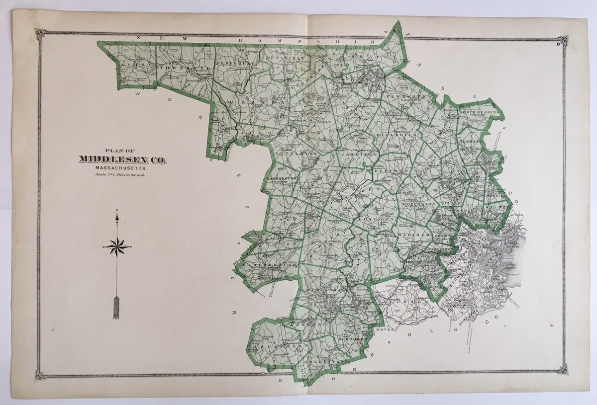 Middlesex County Zip Code Map