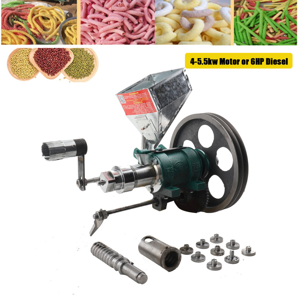 Puffed Food Extruder Puff Snack Machine Rice Corn Puffing Extrusion ...