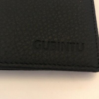 Gubintu Leather Wallet New Black | eBay