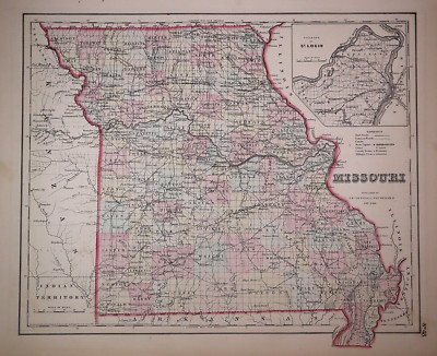 United States (Pre-1900) - Missouri Maps
