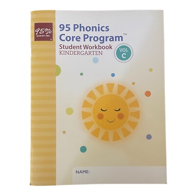 95 Phonics Core Program Student Workbook Kindergarten Vol. C | eBay