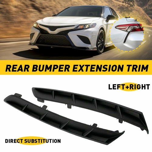 Rear Bumper Protector Trim Cover Black ABS Trunk fits for 2018-2022 ...