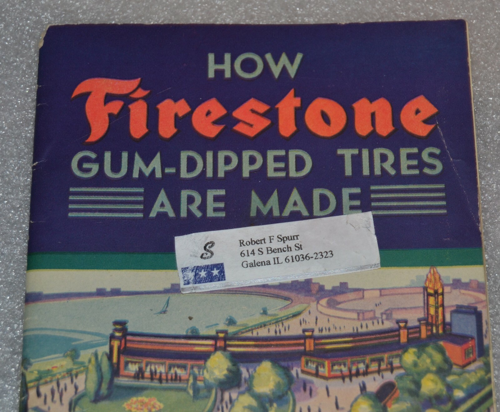 1933 How Firestone Gum Dipped Tires Are Made Brochure | eBay