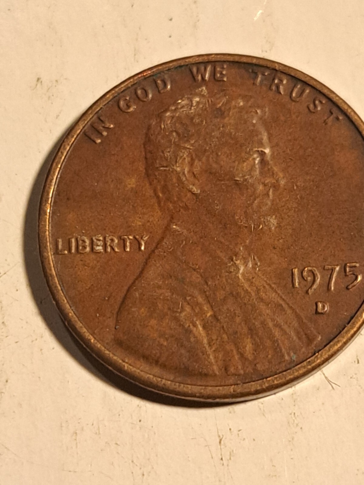 1975 d lincoln penny Red | eBay