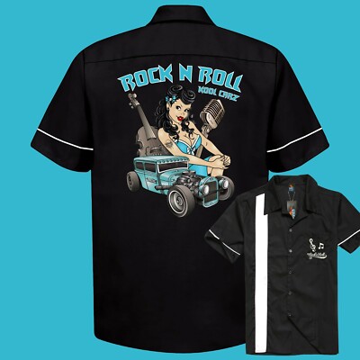 Men's, Rockabilly shirts, Rock 'n' roll, Kool Carz, Hotrod, Bowling ...