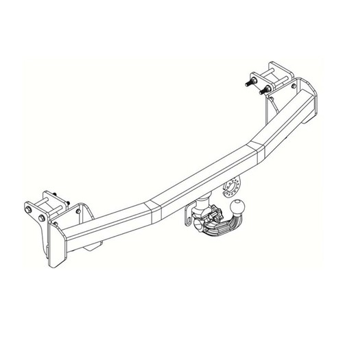 Westfalia Towbar for Mitsubishi Outlander 2012 Onwards - Detachable Tow ...