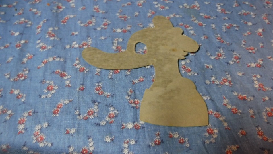 Vintage Dappy, the Duck Game Piece ? Cereal Premium Tagboard 4 15/16 ...