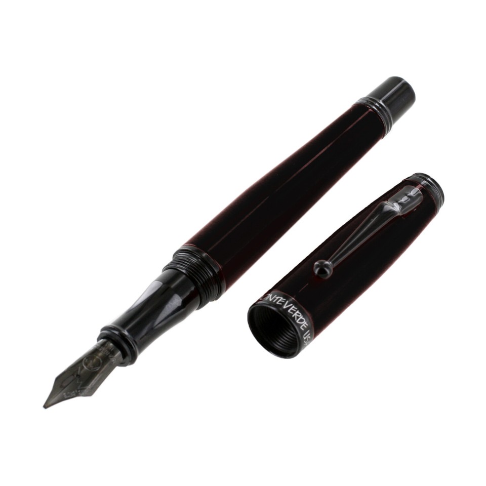Monteverde Invincia Color Infusion Stealth Black Fountain Pen, Fine Nib ...