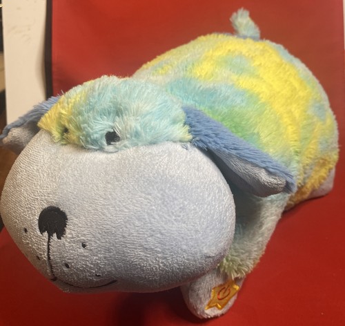 Pillow Glow Pets ~ Night Light Plush Rainbow Puppy ~ 15" Pillow Pet ...